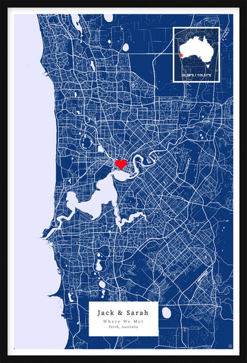 WHERE WE MET MAP