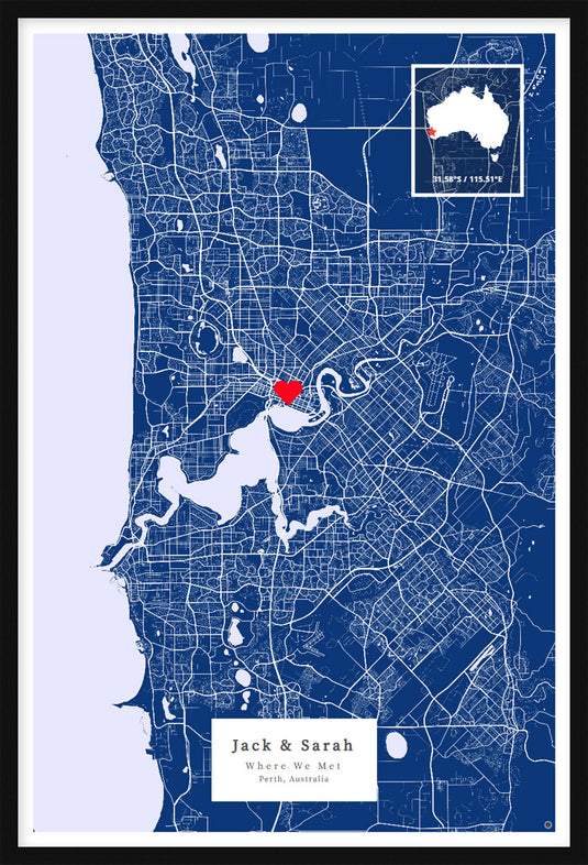 WHERE WE MET MAP