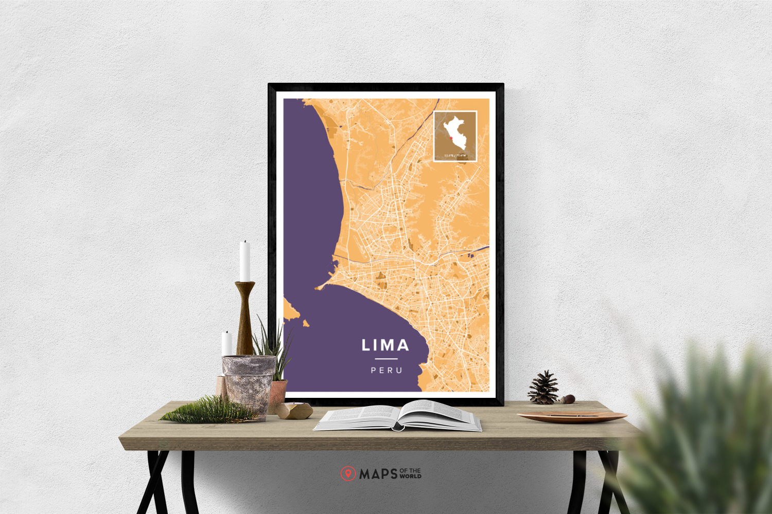 Lima Map Poster – Maps Of The World