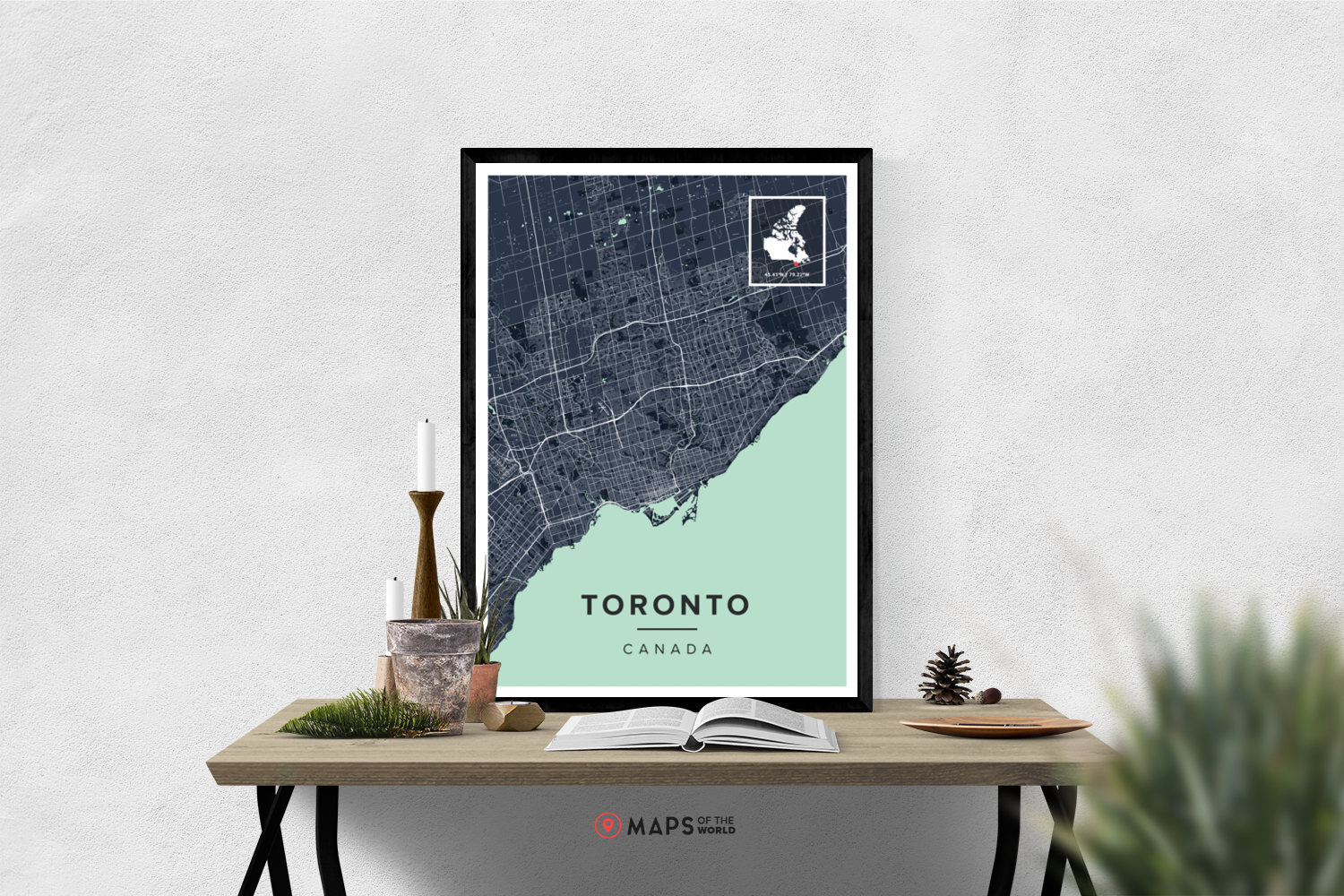 Toronto Map Poster – Maps Of The World